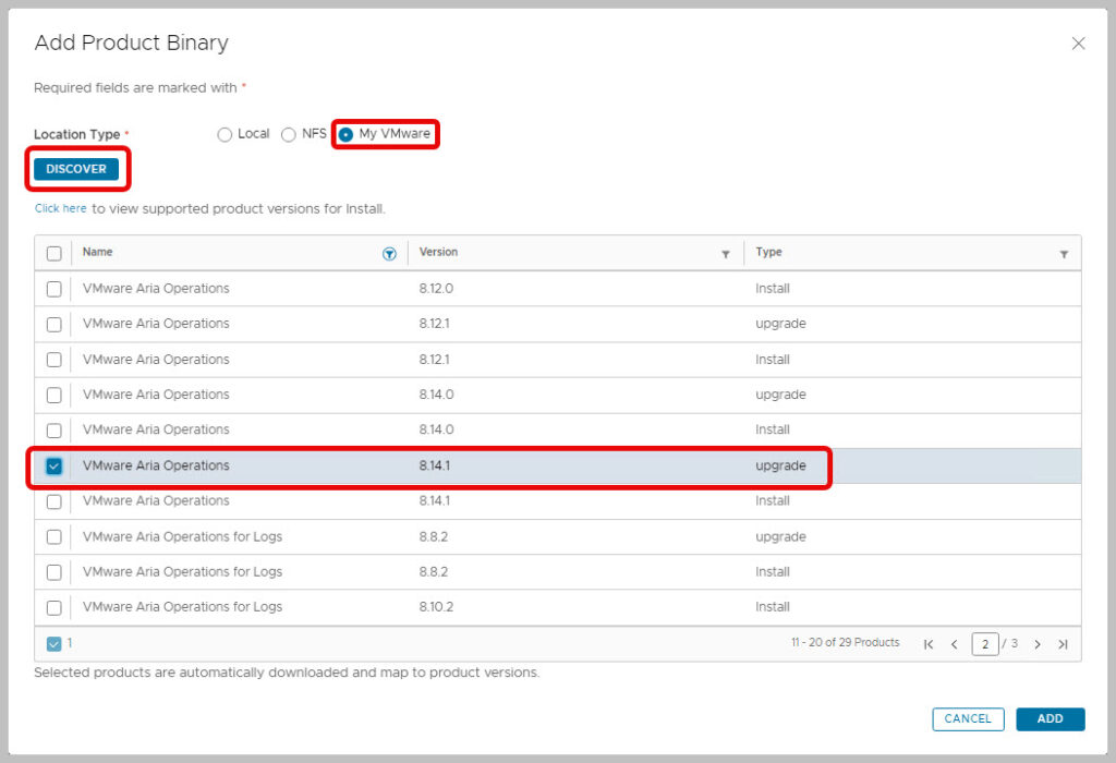 How To Upgrade Vmware Aria Operations Through Aria Suite Lifecycle