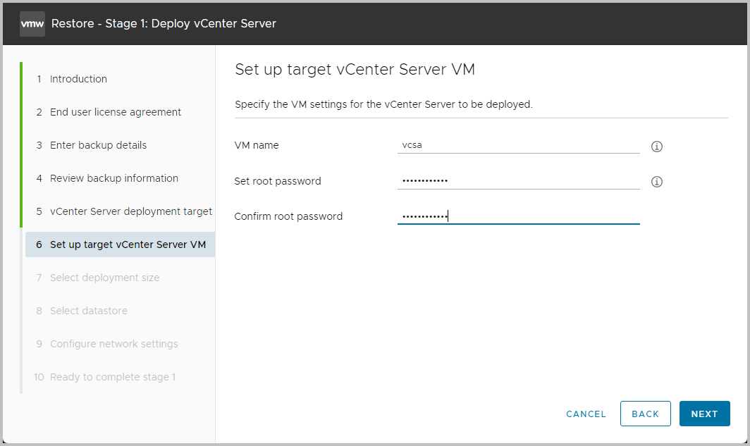 Restore Your File Based Vcenter Backup Using The Vcenter Server Appliance Iso