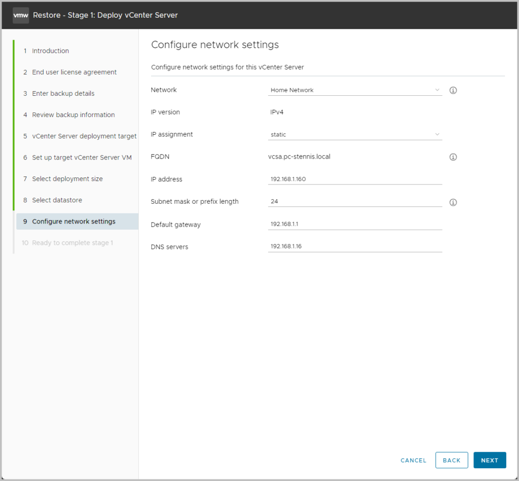 Restore Your File Based Vcenter Backup Using The Vcenter Server Appliance Iso