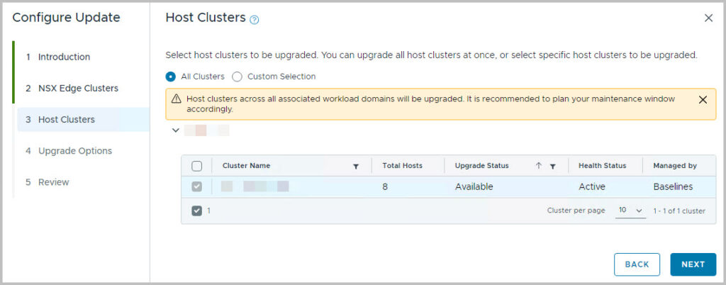 » VCF 5.2.1 – Upgrade to NSX 4.2.1 from SDDC Manager